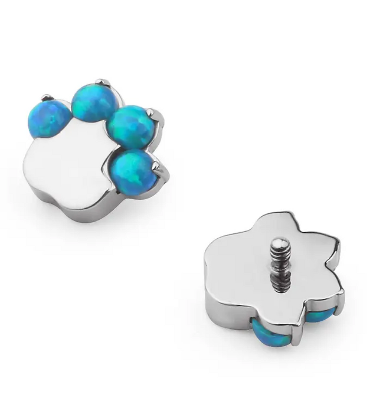 Opal Paw Labret Piercing – Twilight London