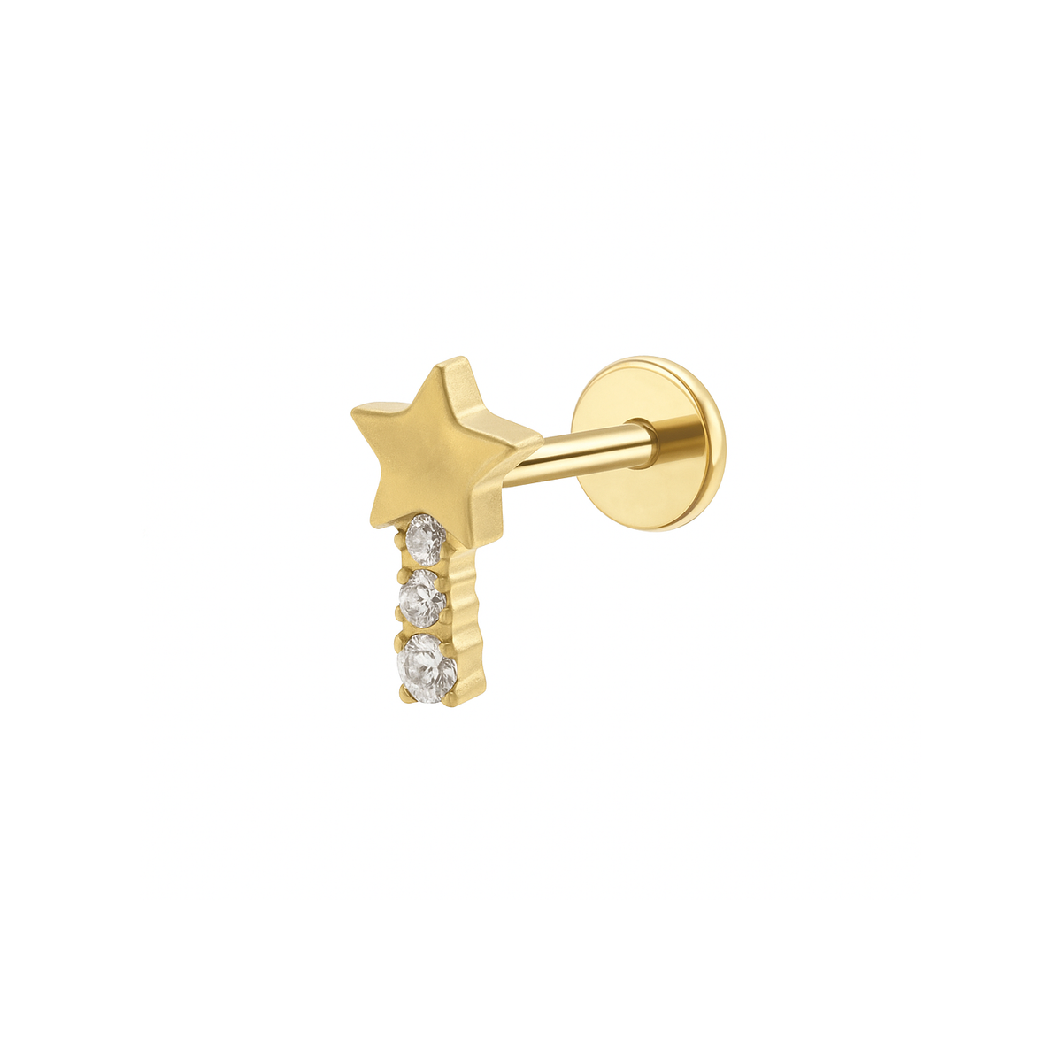 Shining Star Labret Piercing – Twilight London