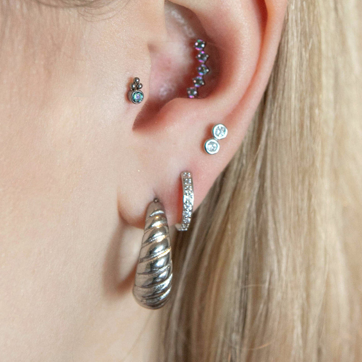 Cocoon Hoop Earrings – Twilight London
