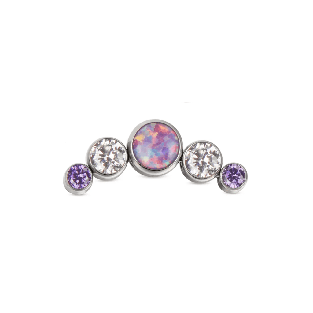 Opal Curve Helix Earring – Twilight London