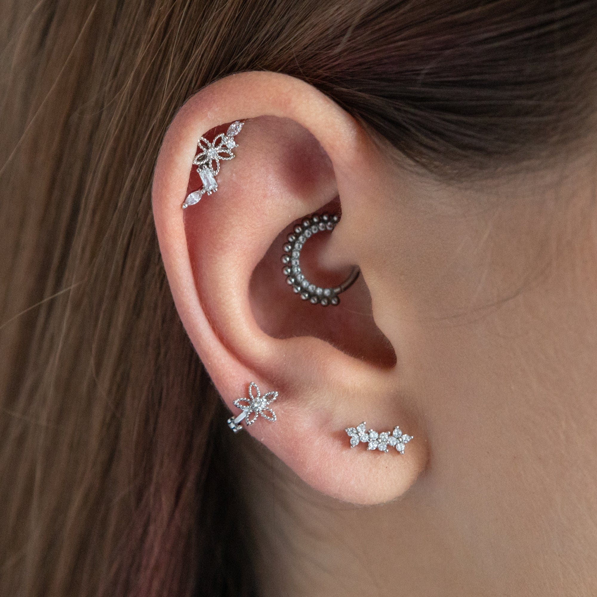 Daisy Mini Hoop – Twilight London